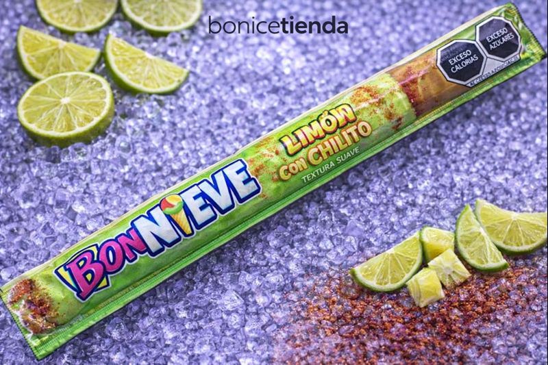 Bonnieve Limon Con Chile 10 Piezas de 100ml c/u - Bonice Tienda
